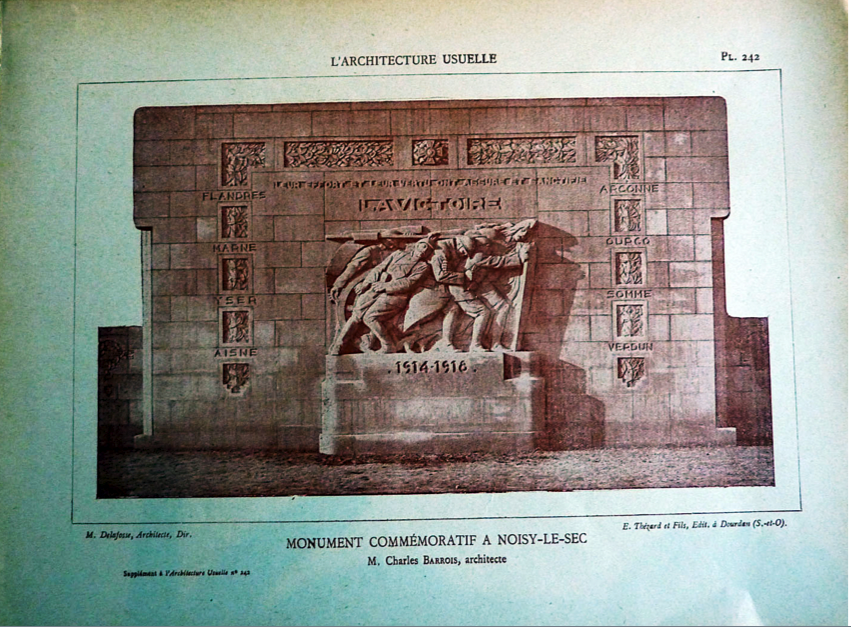 Le monument aux morts - Noisy le sec histoire
